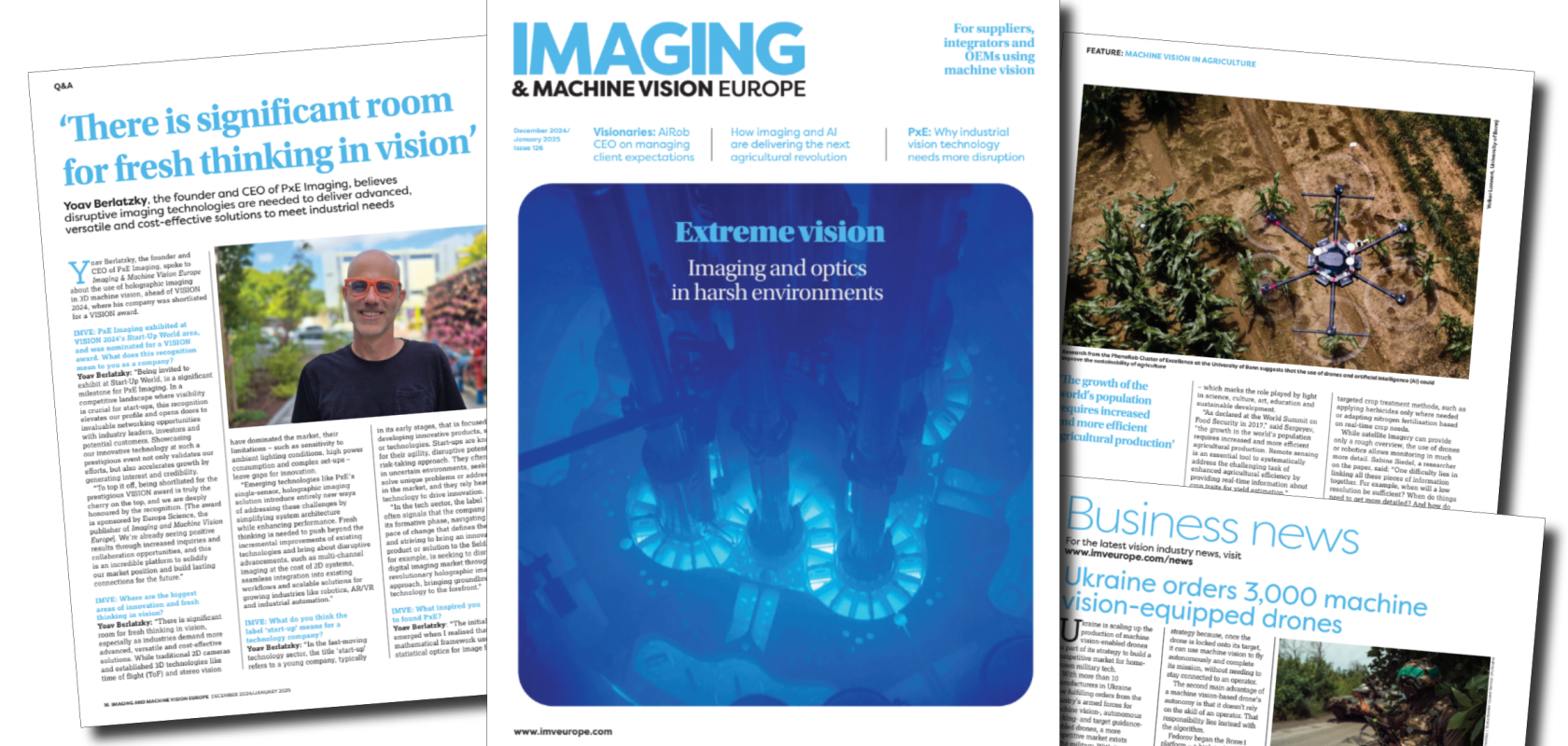 Imaging & Machine Vision Europe December/January 24/25 issue is out now ...